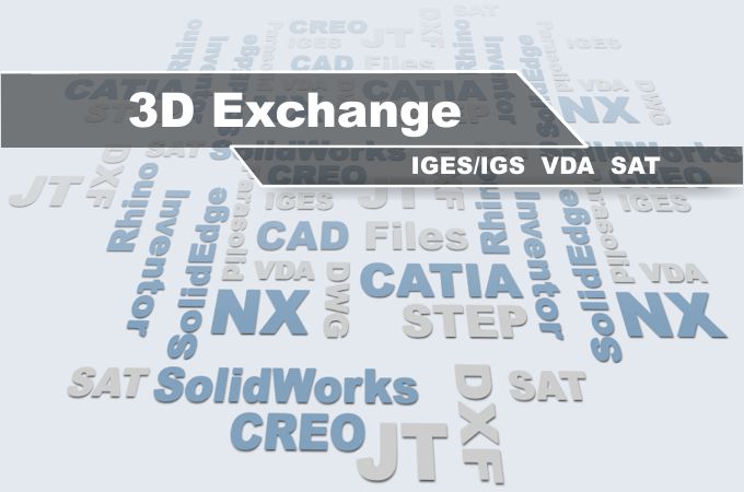 IGES VDA SAT Viewer and Converter - 3D-Tool